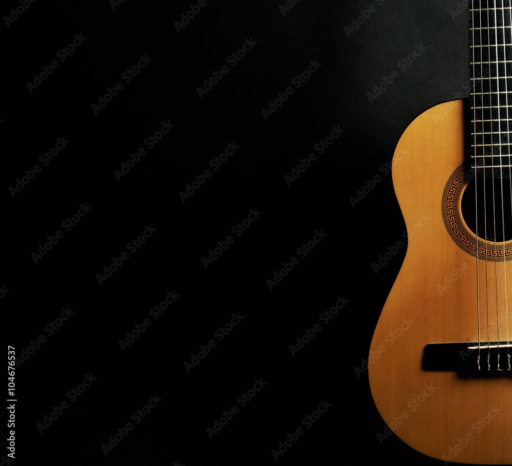 Black Acoustic Guitar Wallpapers For Desktop