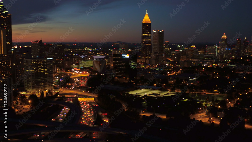 Atlanta Aerial Stock Video | Adobe Stock