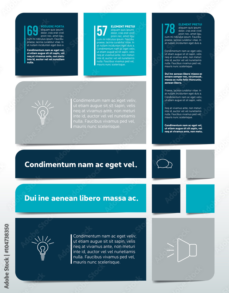 Big Table, chart, schedule, text banner, tab template. Infographics ...