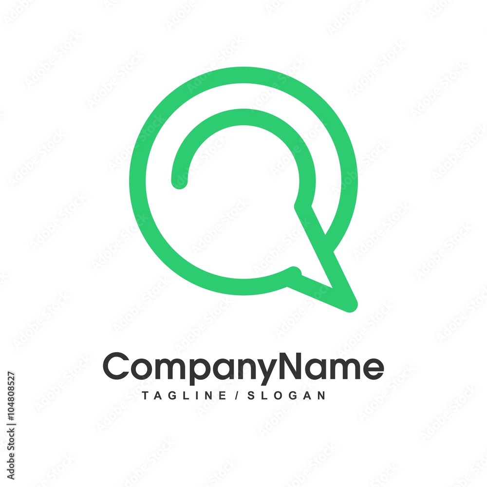 communication logo icon vector Stock Vector | Adobe Stock