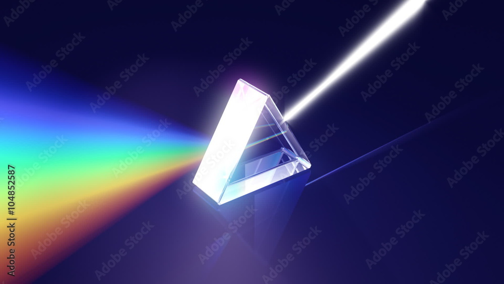 Prism - light dispersion, seamless loop, HD1080p Stock Video | Adobe Stock