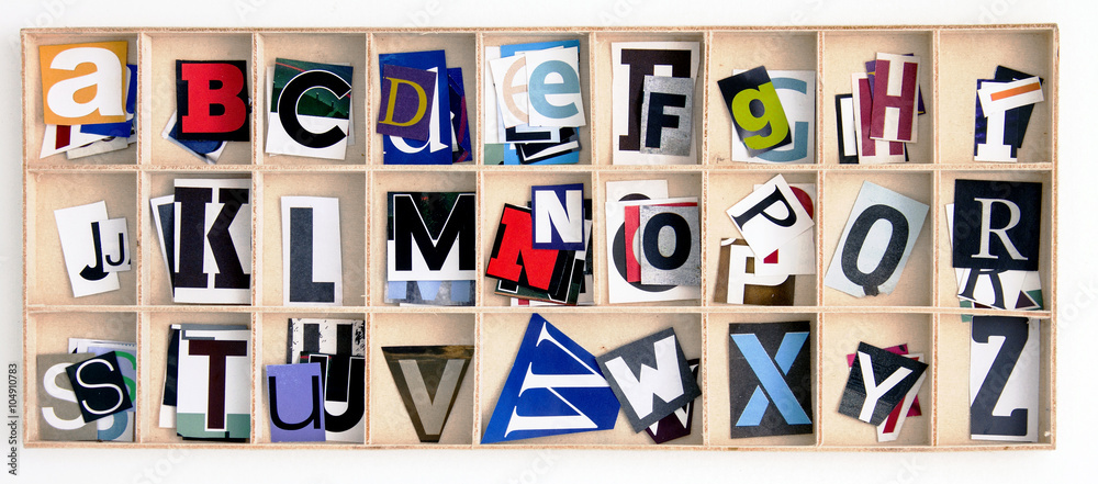 letter set Stock Photo | Adobe Stock