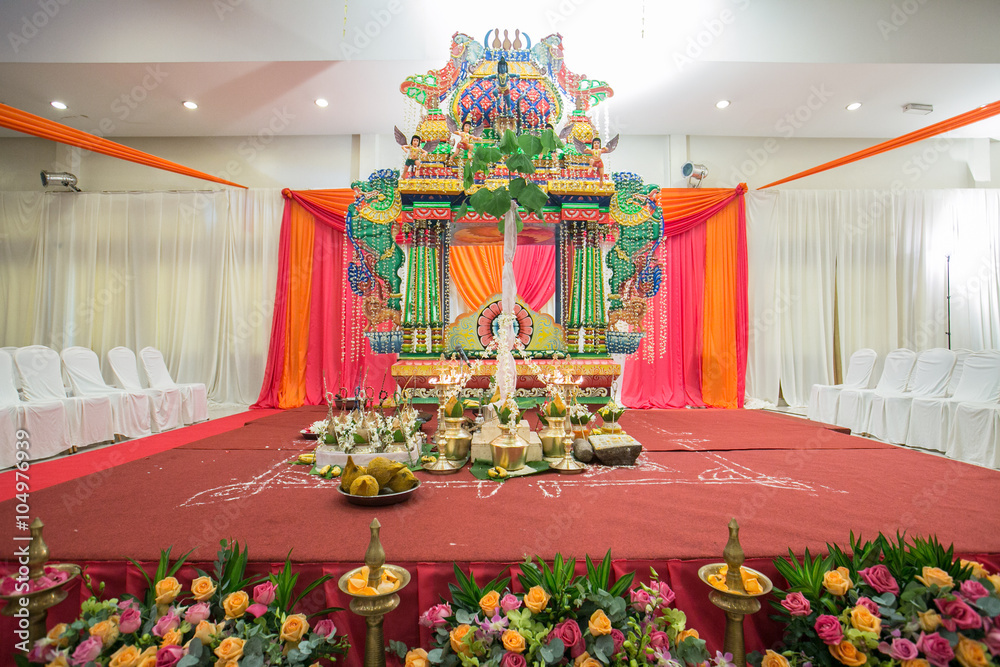 Manavarai at Ceylonese Indian Hindu wedding ceremony Stock Photo ...