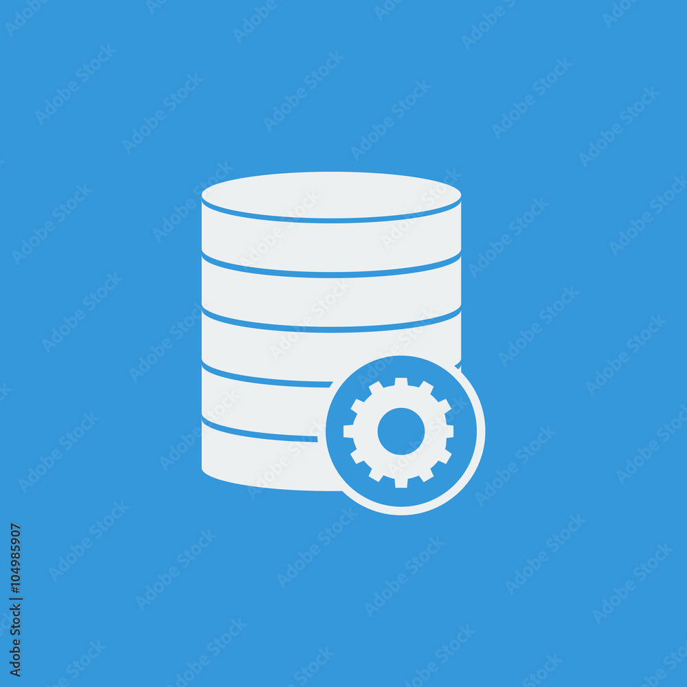 Database Symbol Blue