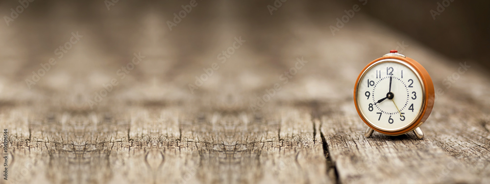 Alarm clock banner with copy space Stock Photo | Adobe Stock