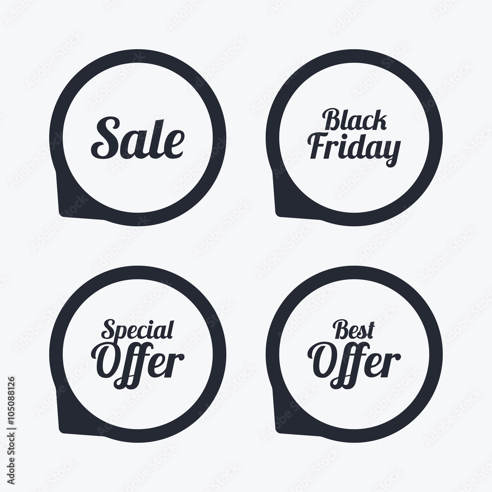 Sale icons. Best special offer symbols Stock Vector | Adobe Stock