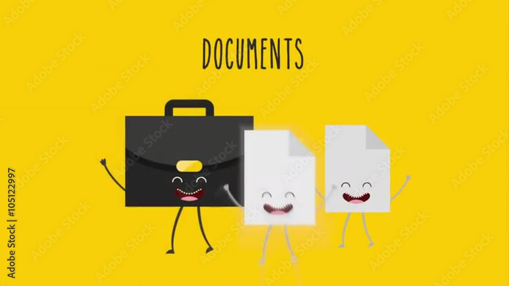 Animated document design, Video Animation Stock Video | Adobe Stock
