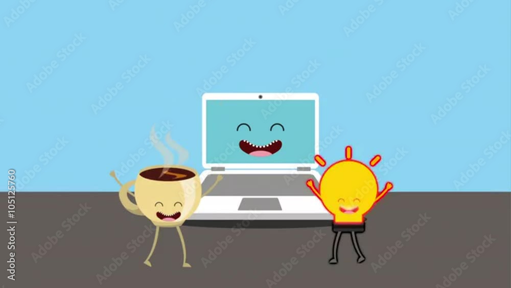 Animated work design, Video Animation Stock Video | Adobe Stock