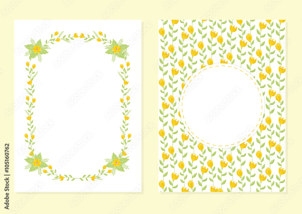 flower card background Stock Vector | Adobe Stock