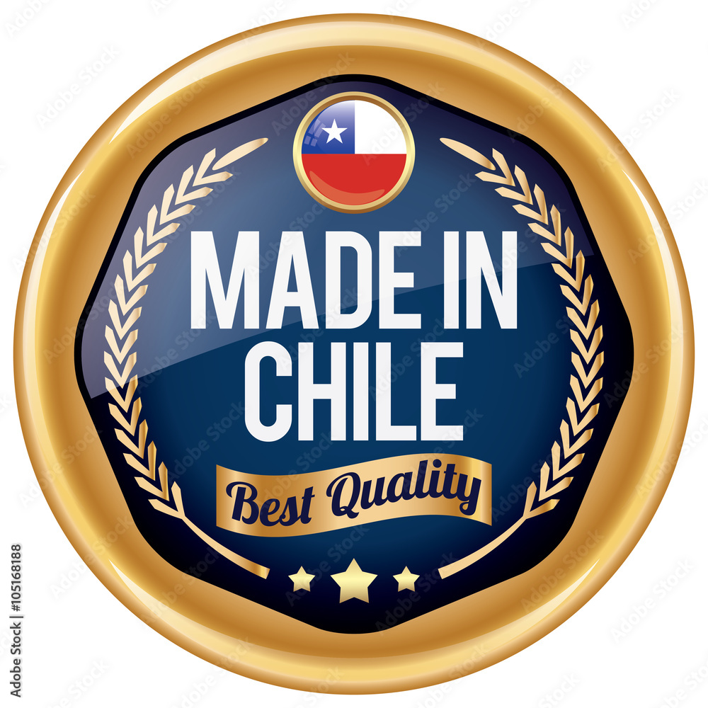 made in chile Stock ベクター | Adobe Stock