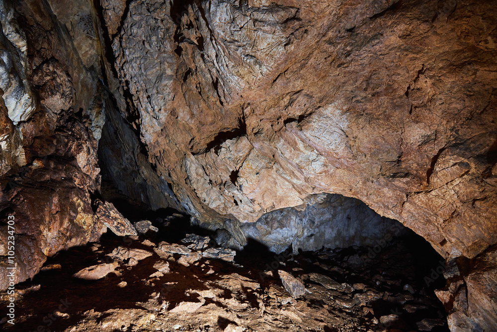 Cave interior Stock Photo | Adobe Stock