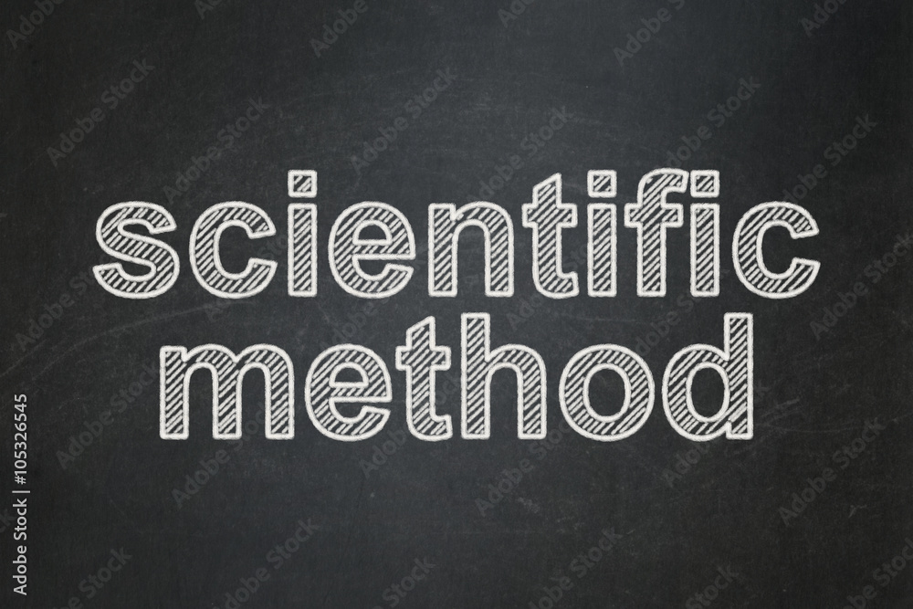 Science concept: Scientific Method on chalkboard background Stock ...