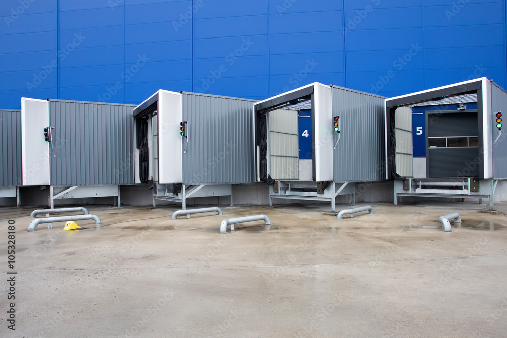 Loading docks for trucks Stock Photo | Adobe Stock