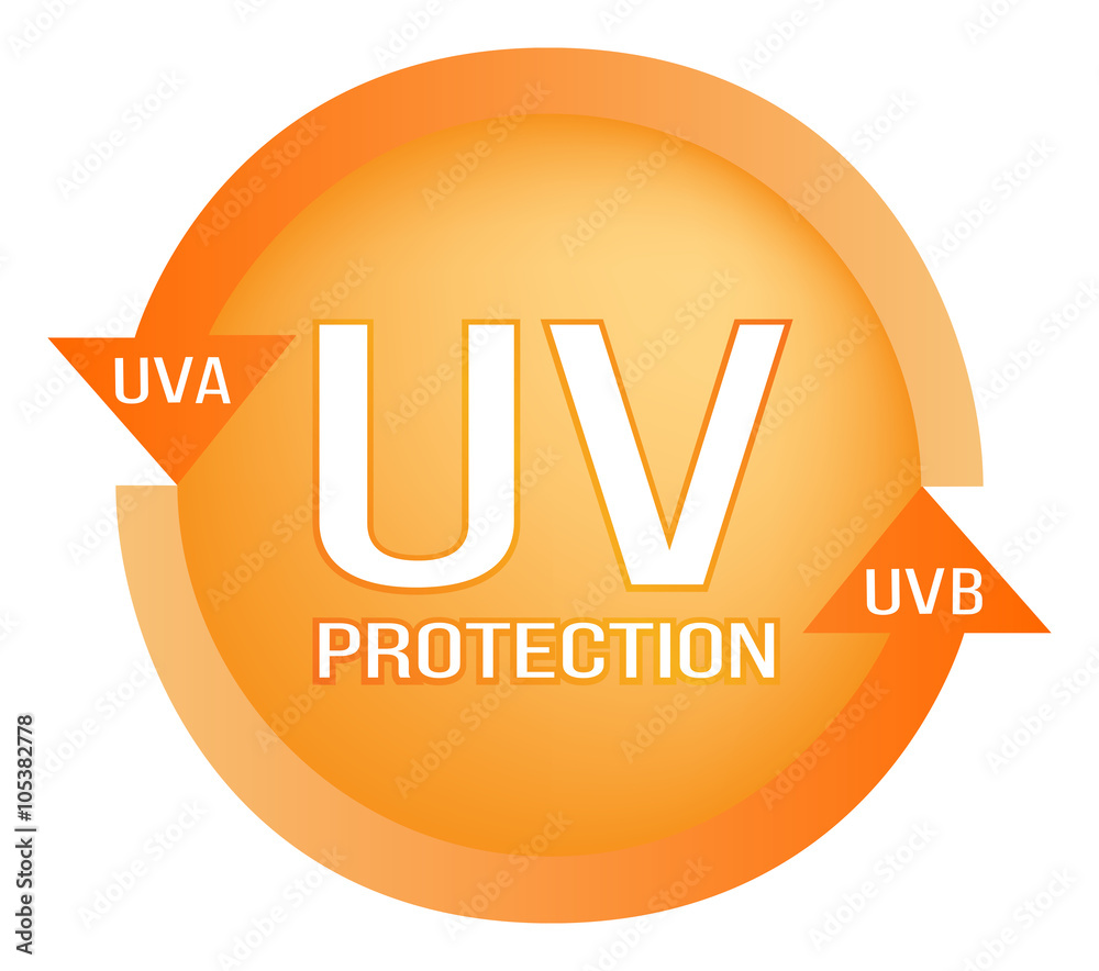 uva and uvb protection logo Stock Vector | Adobe Stock