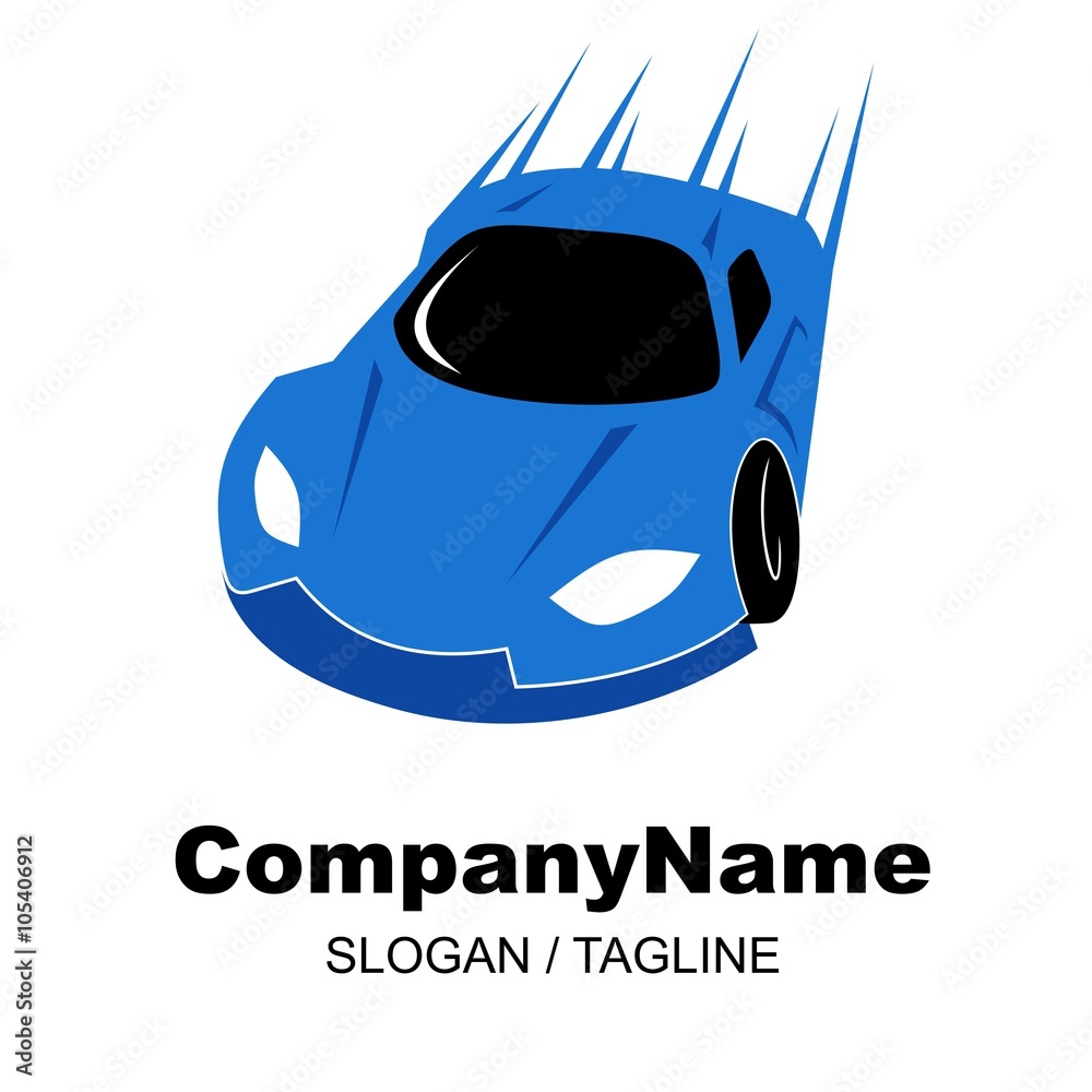 car race logo icon Vector Stock Vector | Adobe Stock