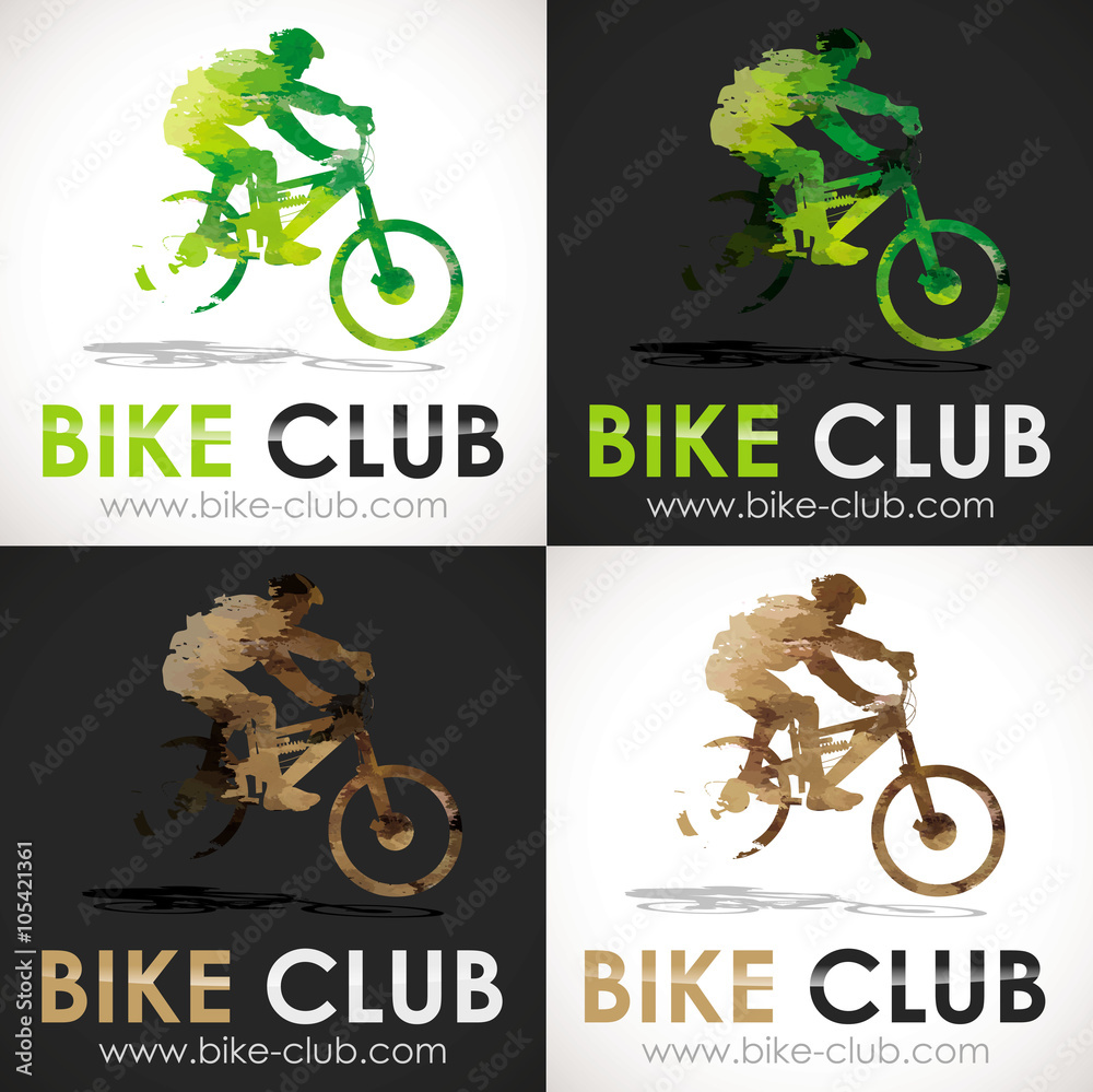 logo vélo cross Stock Vector | Adobe Stock