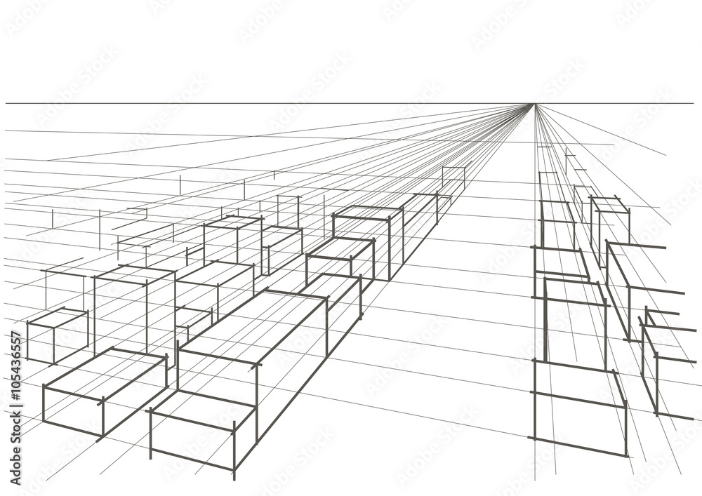 Perspective Drawing Landscape