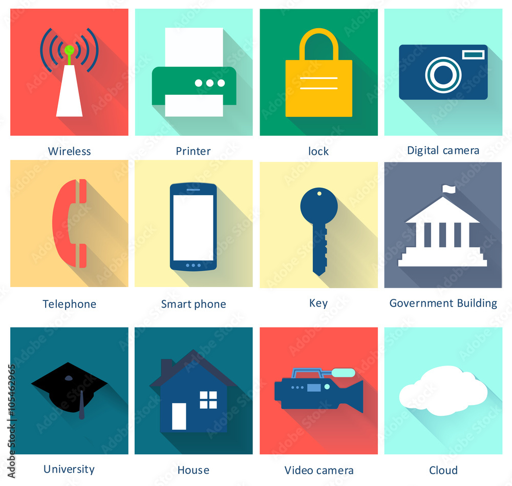 Modern icons set of corporate management and business leader training ...