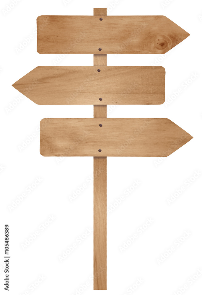 Wooden Arrow Sign Clipart