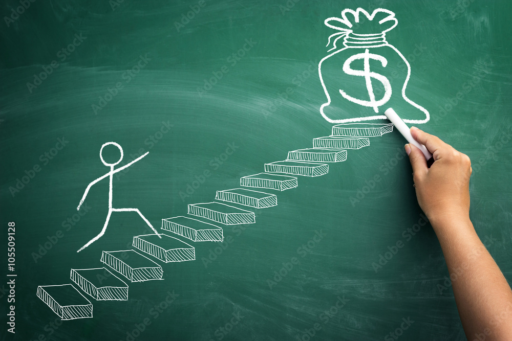 Money is everyone’s goal Stock Photo | Adobe Stock