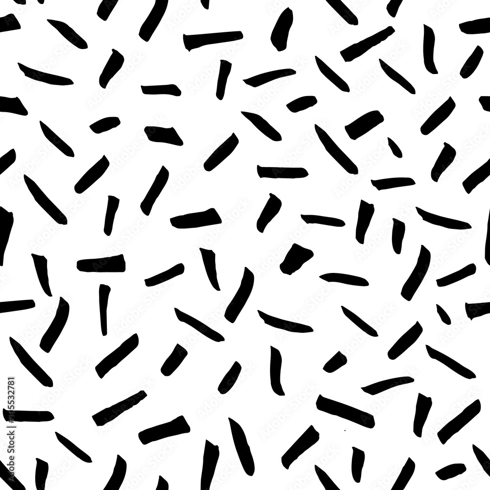 Seamless freehand drawn background uneven texture with random strokes ...