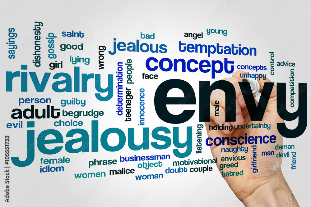 Envy word cloud Stock Photo | Adobe Stock