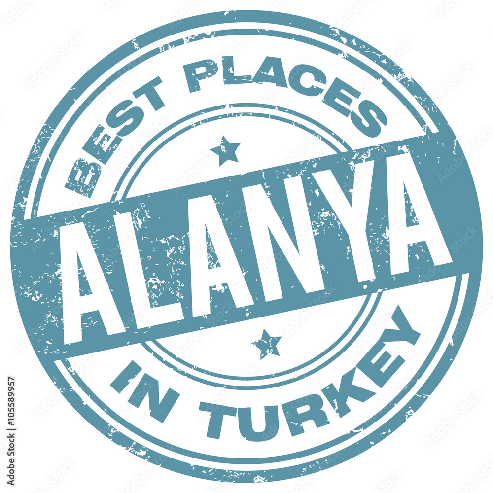 alanya turkey Stock-Vektorgrafik | Adobe Stock