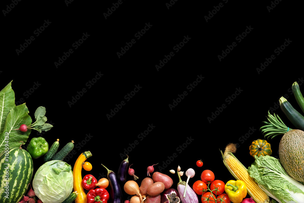 Deluxe food background. Food photography different fruits and ...