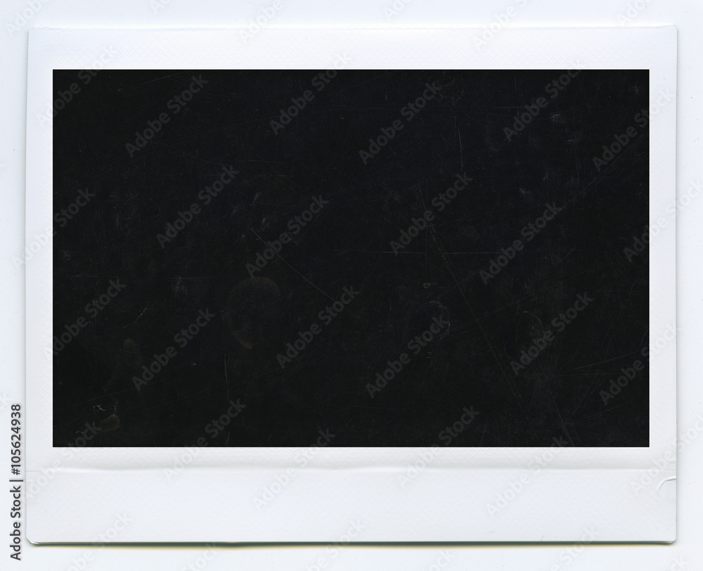 Polaroid photo frame isolated on white background Stock Photo | Adobe Stock