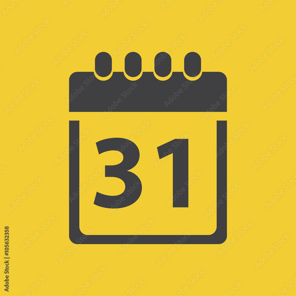 Calendar icon, calendar vector icon, calendar icon illustration ...