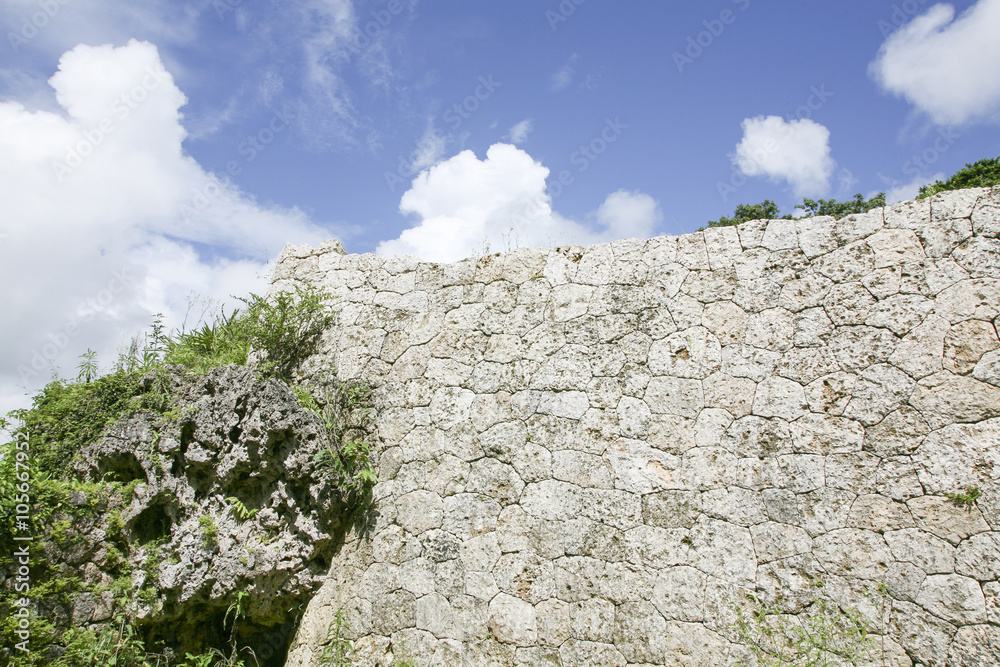 Chinen Castle Ruins, Gusuku in Okinawa, Japan. Stock Photo | Adobe Stock