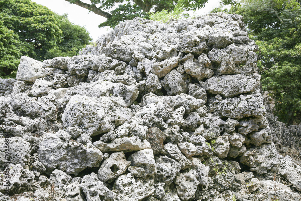Itokazu gusuku, Itokazu castle ruins in Okinawa, Japan Stock Photo ...