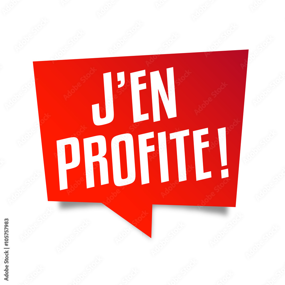 Vecteur Stock J'en profite ! | Adobe Stock