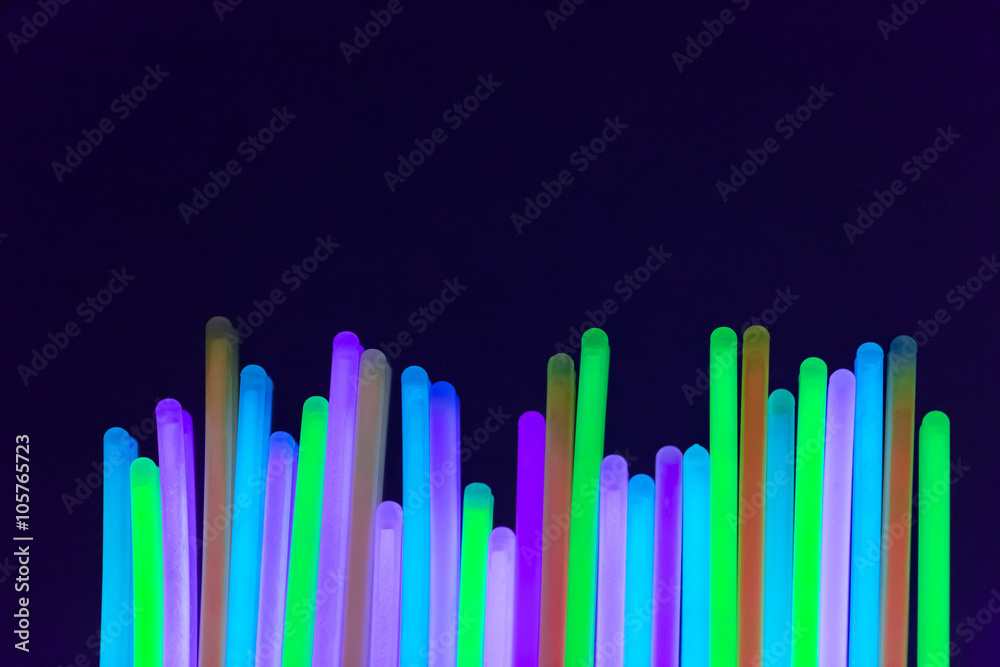 colored lights fluorescent neon Stock Photo | Adobe Stock