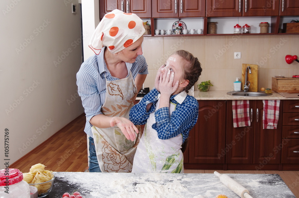 Messy Kitchen After Baking