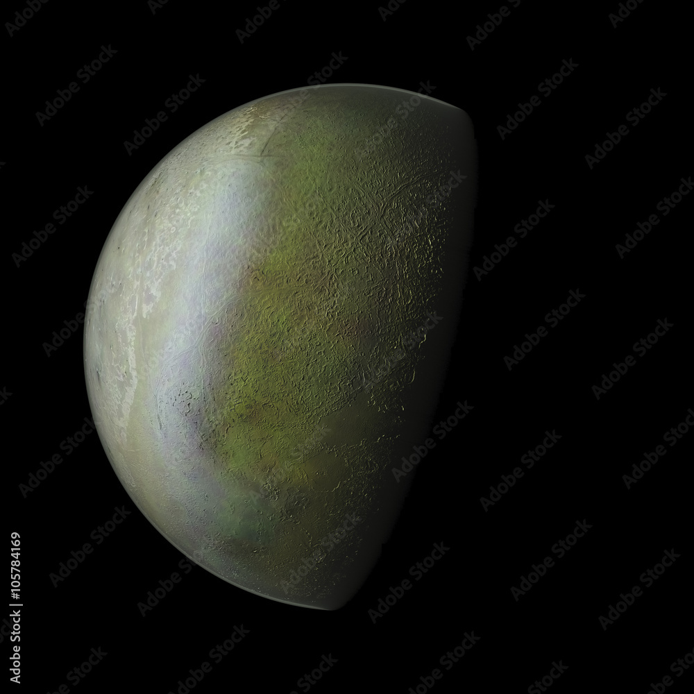 Triton Planet Solar System space isolated. Elements of this image ...