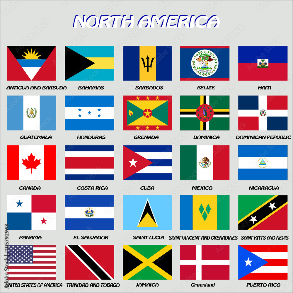 North American Flags