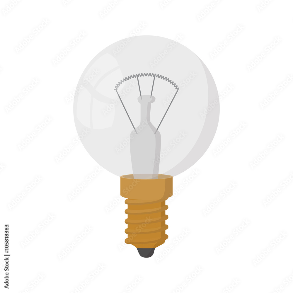 Cartoon Fluorescent Light Bulbs