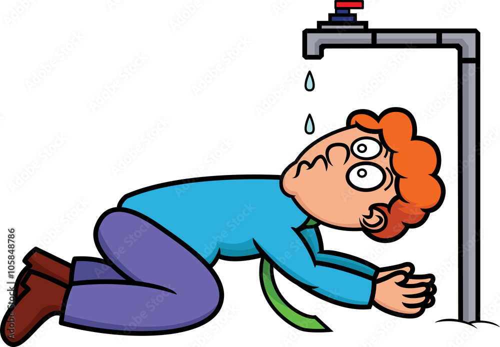 Thirsty Person Cartoon