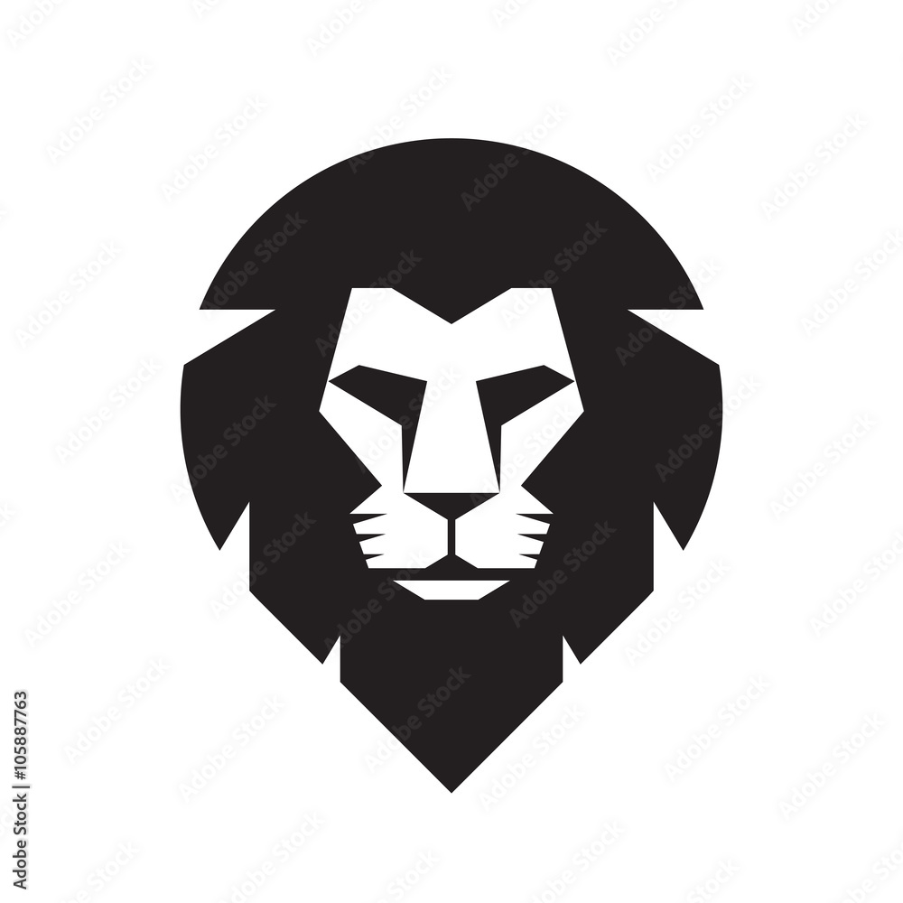 Lion Head Graphic Design
