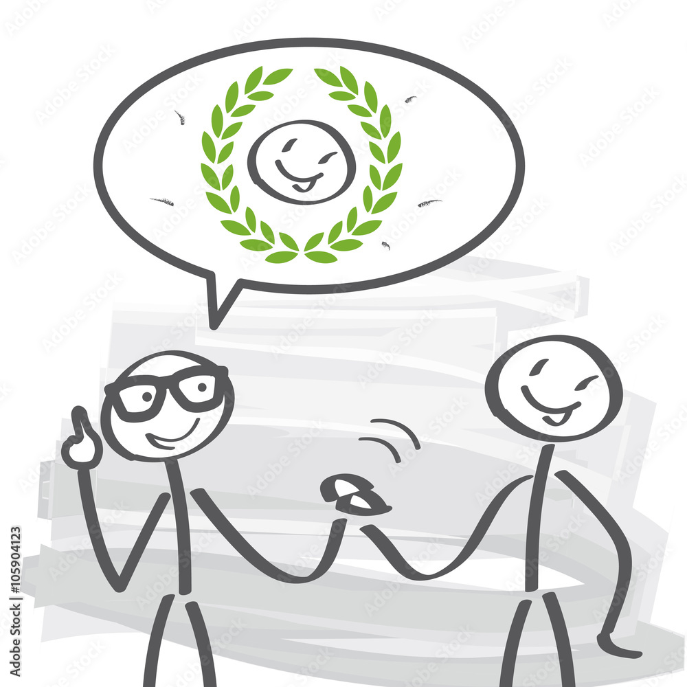 Lob aussprechen Stock-Vektorgrafik | Adobe Stock