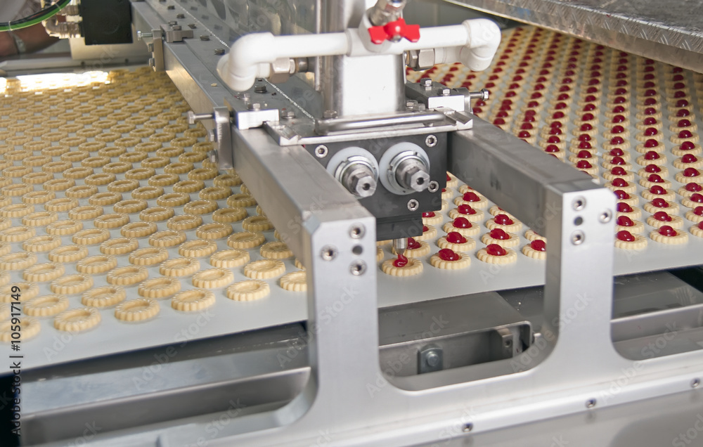 production cookies inside of factory Stock Photo | Adobe Stock