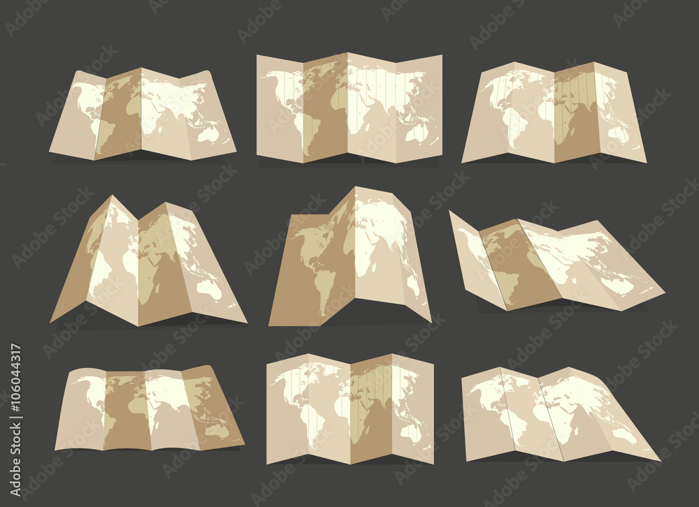 Infographics. Earth map and different charts and icons Stock Vector ...