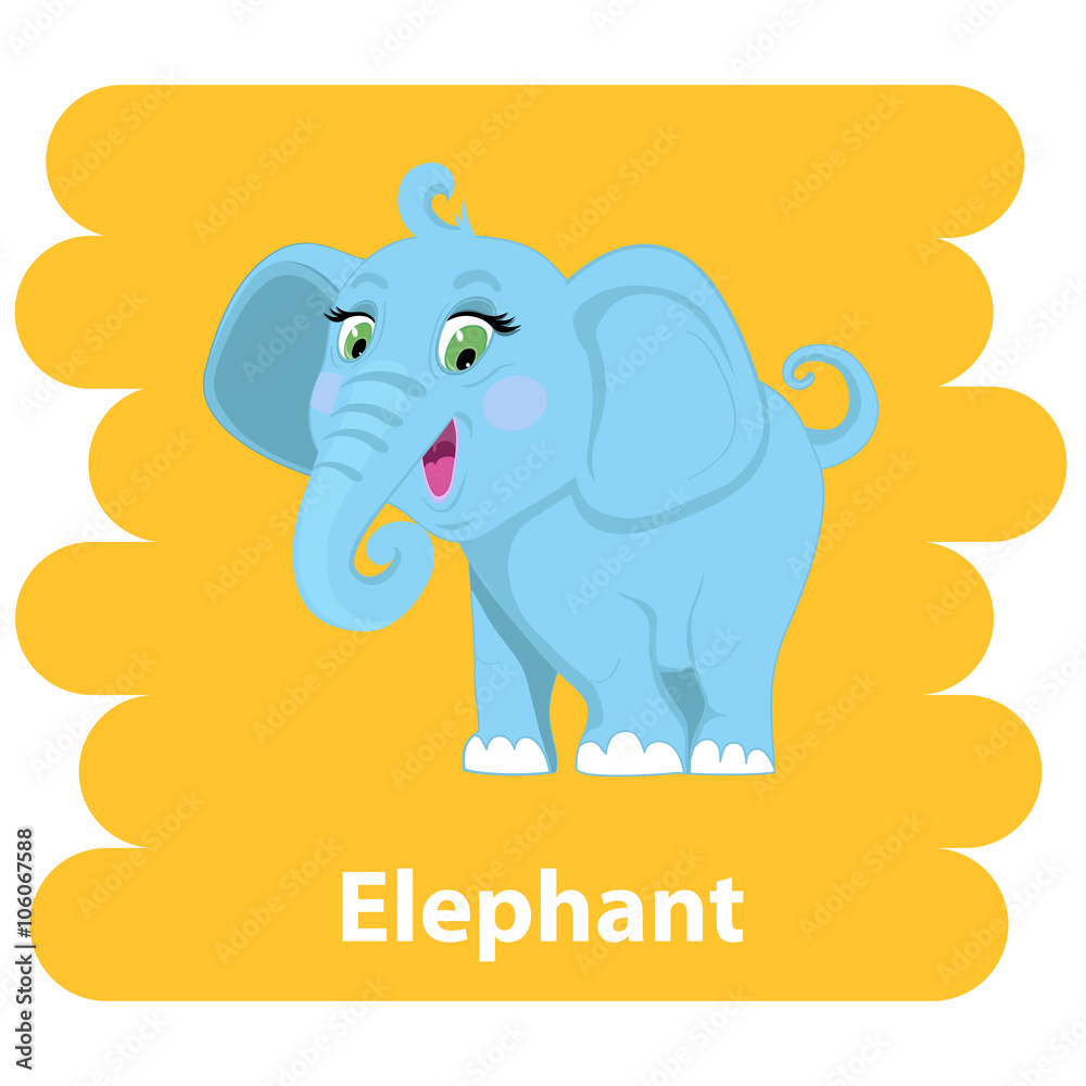 Blue Elephant Cute