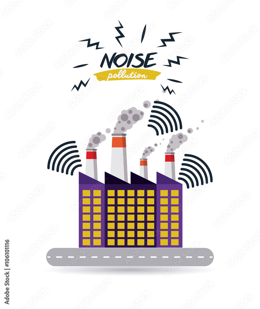 noise pollution design Stock Vector | Adobe Stock