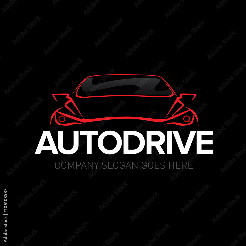 Auto drive car logo template, Auto Cars,Car logo,Speed,automotive,auto ...
