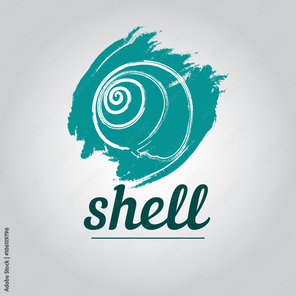 Shell logo Stock Illustration | Adobe Stock