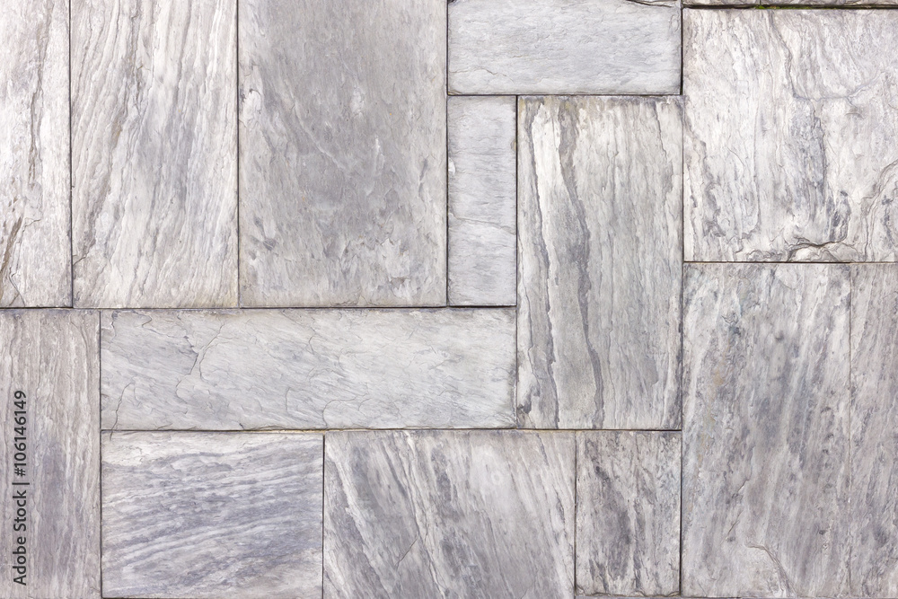 Geometric pattern in a stone wall Stock Photo | Adobe Stock