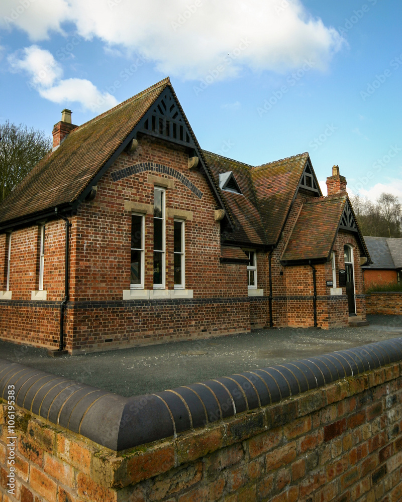 Traditional old Victorian era English school building Stock Photo ...