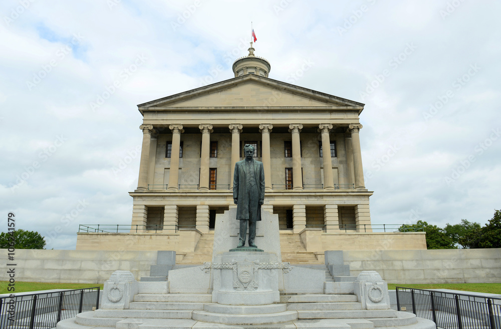 Tennessee State Capitol, Nashville, Tennessee, USA. This building ...